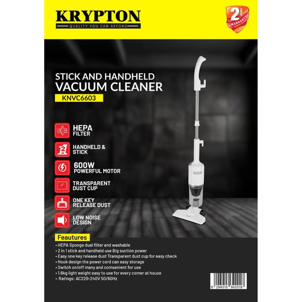 Krypton Stick and Handheld Vacuum Cleaner – Orisdi