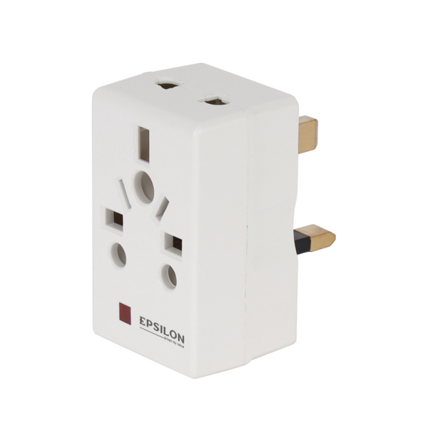 محول ثلاثي الاتجاهات من إبسيلون Epsilon ES1362 3-Way Universal Adapter ...
