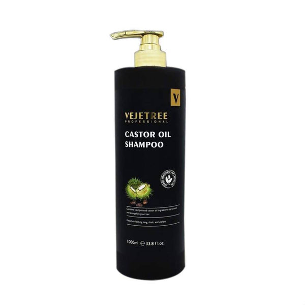 شامبو زيت الخروع يحفز نمو الشعر فيجيتري VEJETREE castor oil shampoo ...